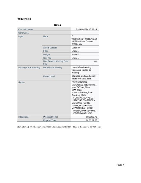 ps296 lab 3 output cherian ann frequencies notes output created comments input data active