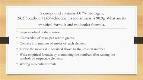 MOLE CONCEPT PowerPoint Slides LearnPick India
