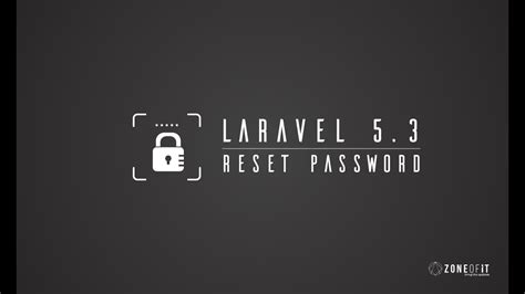 Reset Password In Laravel 53 Youtube