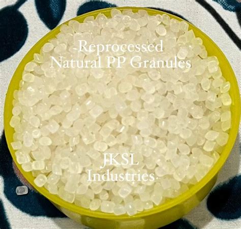 Pp Pe Reprocessed Natural Pp Granules For Stationery Products Grade Artical At Rs 91 Kg In