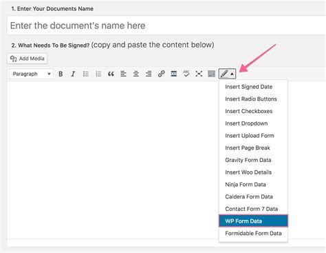 How To Set Up Wpforms And Wp E Signature Wp E Signature Support And Documentation By Approveme