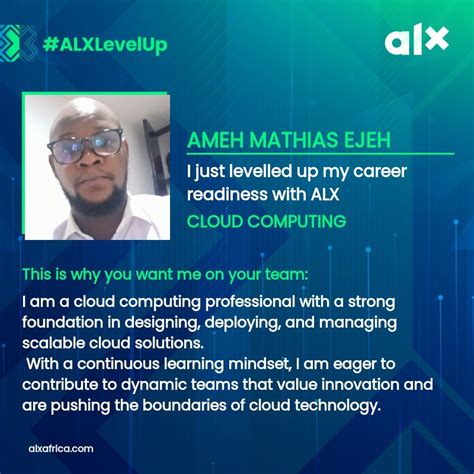 Ameh Mathias Ejeh On Linkedin I Am An Aspiring Cloud Computing Professional With A Solid
