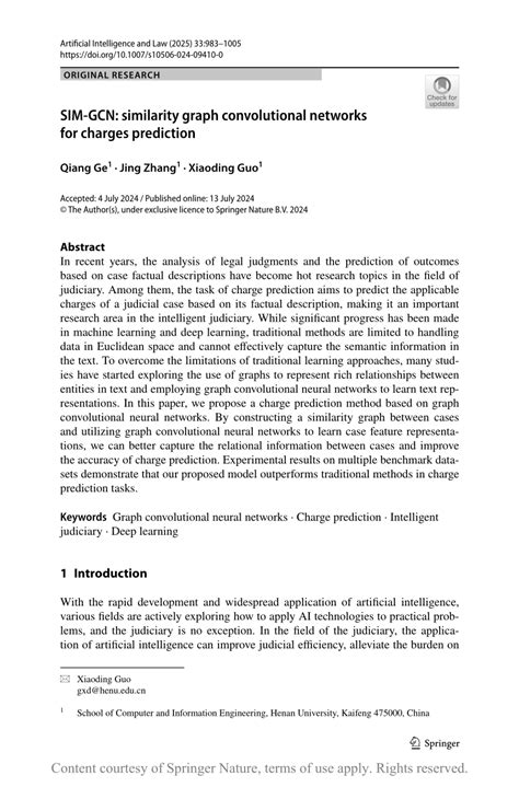 Sim Gcn Similarity Graph Convolutional Networks For Charges Prediction