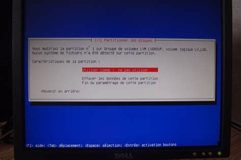 comment partitionner votre serveur debian avec lvm à l installation