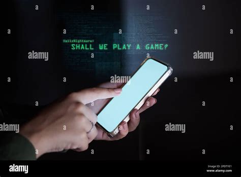 Cyber Security Hacker Phone Or Woman Hands With Bank Credit Breach Malware Or Ransomware