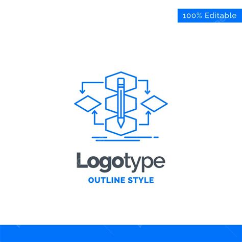 Algorithm Vector Hd Images Blue Logo Design For Algorithm Concept Development Methodology