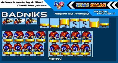 Badniks Sonic Chaos Fan Game Pc Computer The Spriters Resource