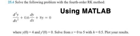Solved 254 Solve The Following Problem With The