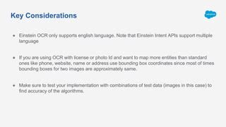 Implementing Einstein OCR PPTX