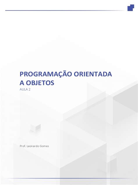 aula 2 pdf classe programação de computadores java linguagem