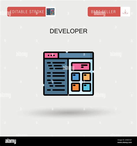 Software Developer Stock Vector Images Alamy