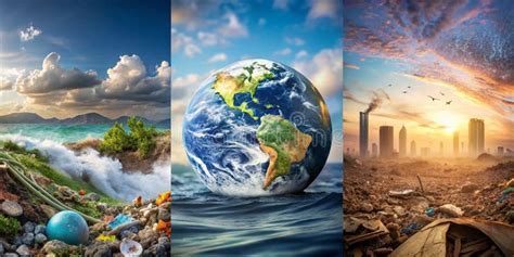 Use Visual Metaphors To Emphasize The Severity Of Environmental Issues Ai Created Content Stock