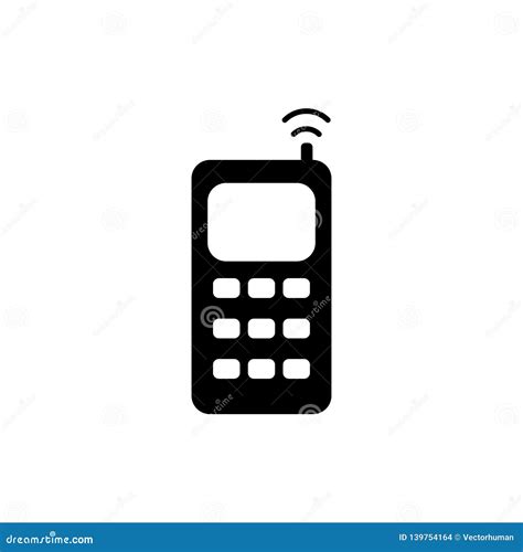 Cell Phone Icon Stock Vector Illustration Of Communication 139754164