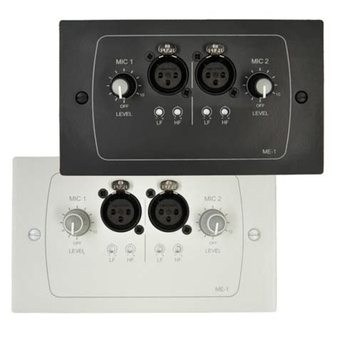 Me 1b Active Input Plate With Dual Mic Input Mic Level Control And 2