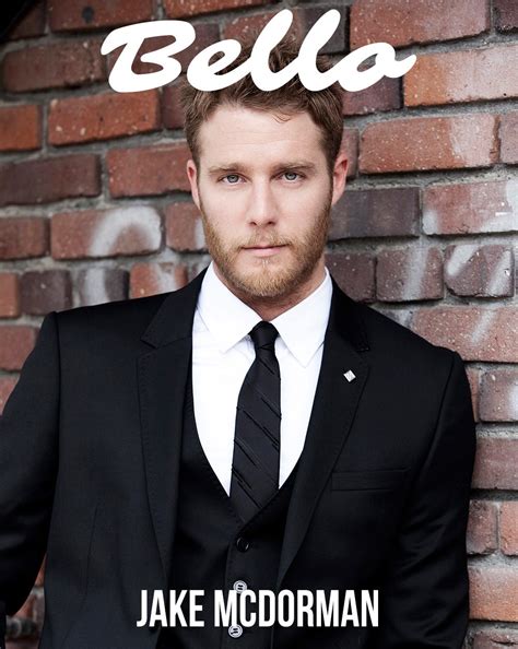 Jake Mcdorman Bello Mag