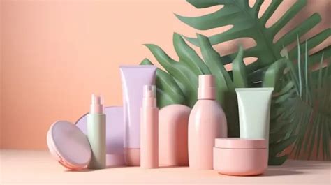 화장품 스킨 케어 번들 3d 렌더링으로 모의 스킨케어 병 샴푸 병 샴푸 배경 일러스트 및 사진 무료 다운로드 Pngtree