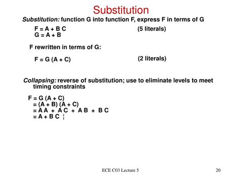 Ppt Lecture 5 Multilevel Logic Synthesis Powerpoint Presentation