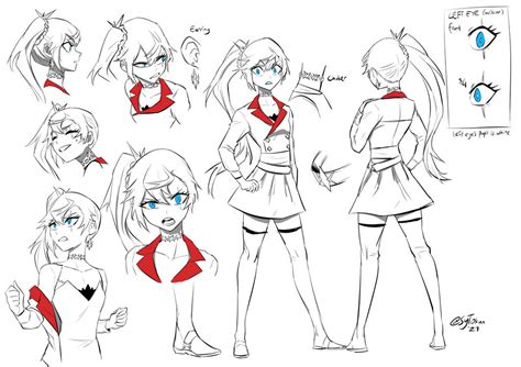 Weiss Model Sheet Rwby Remnants By Sytokun On Deviantart
