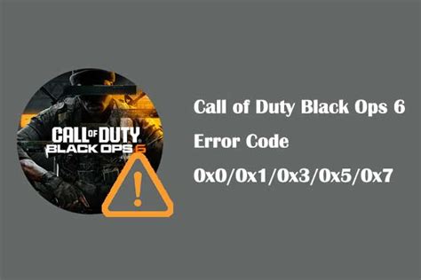 Instant Fixes For Call Of Duty Black Ops 6 Error Code 0x00x10x3