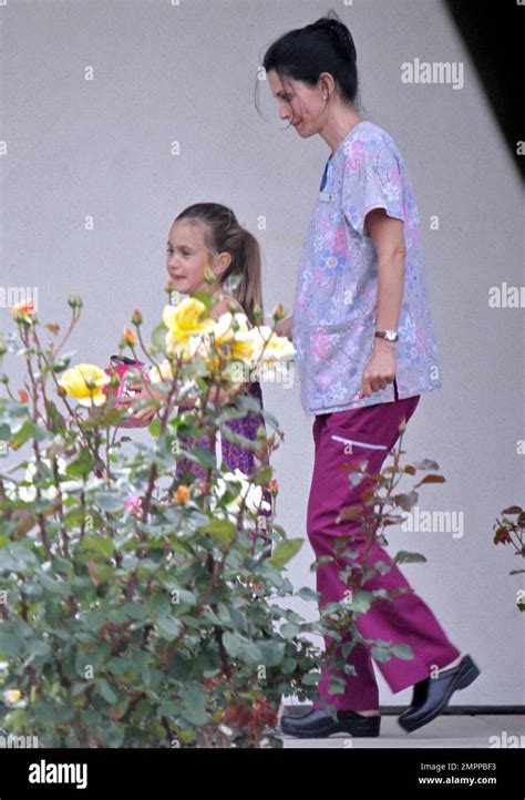 Coco Arquette Pays A Visit To Her Mother Who Wore Scrubs On The Set Of