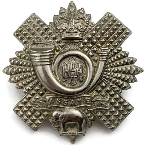 Highland Light Infantry Scottish Regiment Hli Cap Badge Queens Crown