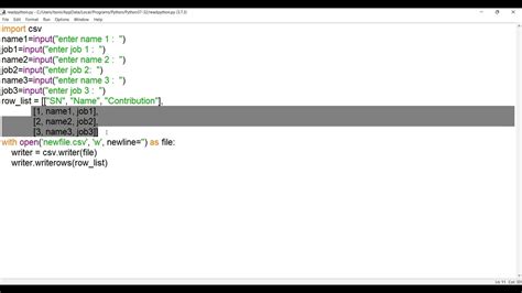 Python Class 22 Youtube