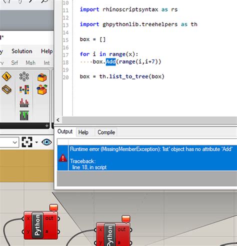 Ironpython Runtime List Grasshopper Mcneel Forum