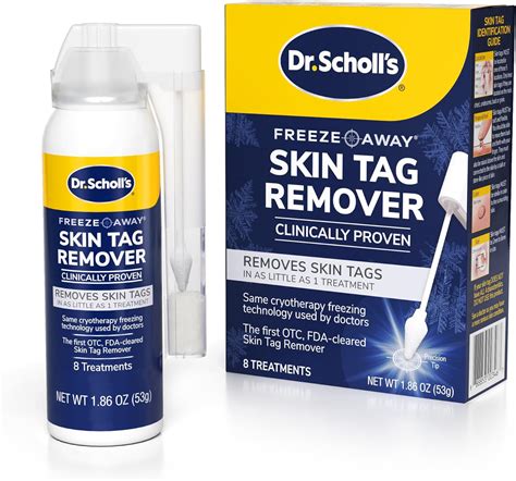Dr Scholls Freeze Away Skin Tag Remover 8 Ct Removes Skin Tags In