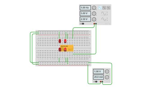 Circuit Design Blinker Circuit Tinkercad