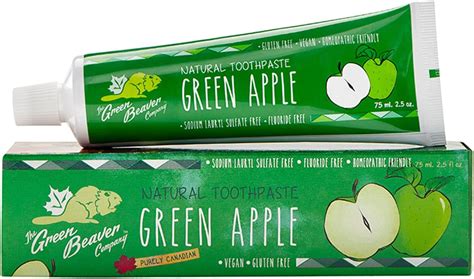 Green Beaver All Natural Organic Toothpaste Vegan Fluoride Free