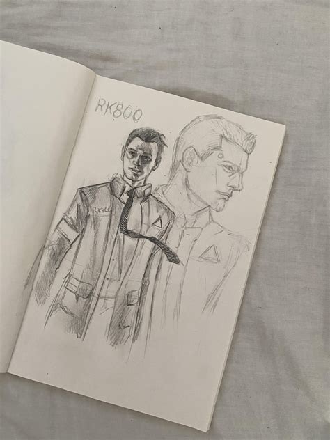 Connor Fanart I Played Dbh This Spring And Loved The Character R Detroitbecomehuman