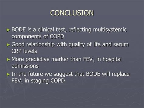 Ppt The Relationship Between Bode Index And Quality Of Life Crp Tnf α Il 8 In Copd Patients