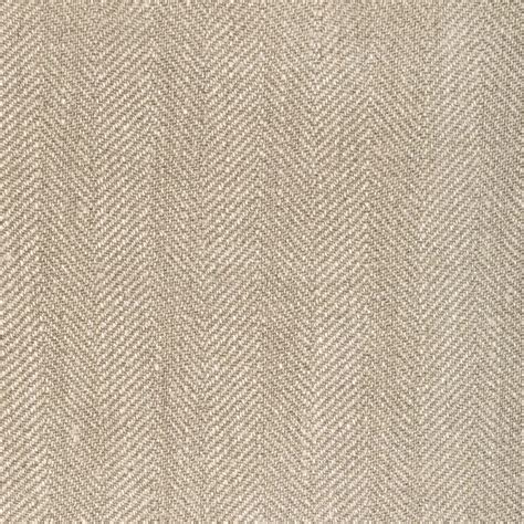 Beige Herringbone Linen Upholstery Fabric By The Yard