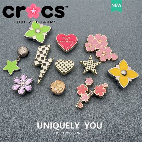 Jual Metal Jibbitz Crocs Shoe Decoration Hole Shoe Accessories Metal