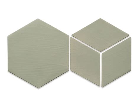 Geo Hex Tile Pattern 83 Sage Shop Handmade Tile By Mercury Mosaics