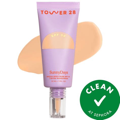 Tower 28 Beauty Sunnydays Spf 30 Tinted Sunscreen Foundation 18 Montana