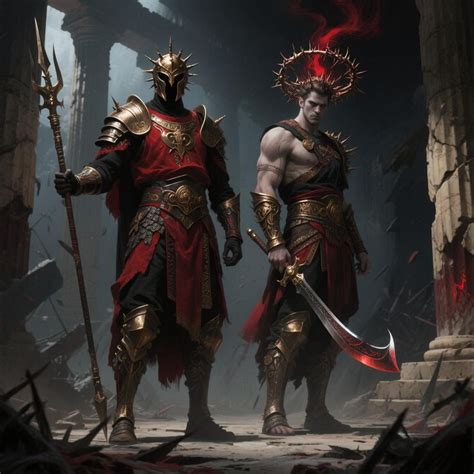 Phobos And Deimos Twin God Of Fear And Terror In 2025 Greek And Roman