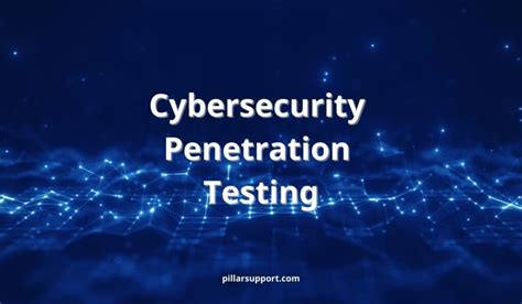strategic cybersecurity penetration testing