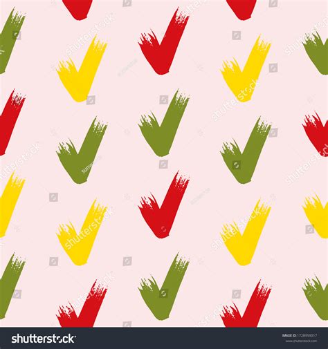 Seamless Check Mark Outline Flat Pattern Stock Vector Royalty Free 1728959017 Shutterstock