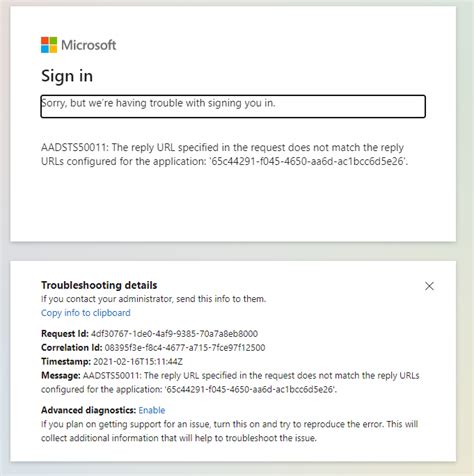 Azure B2c Custom Policies Openid Connect Error Microsoft Qanda