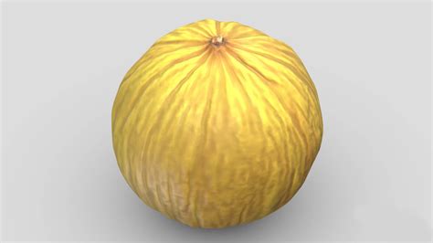 Casaba Melon Low Poly 3d Model By Frezzy