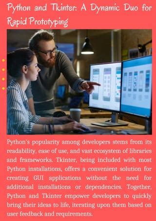 Rapid Prototyping Developing GUI Applications With Python And Tkinter PDF