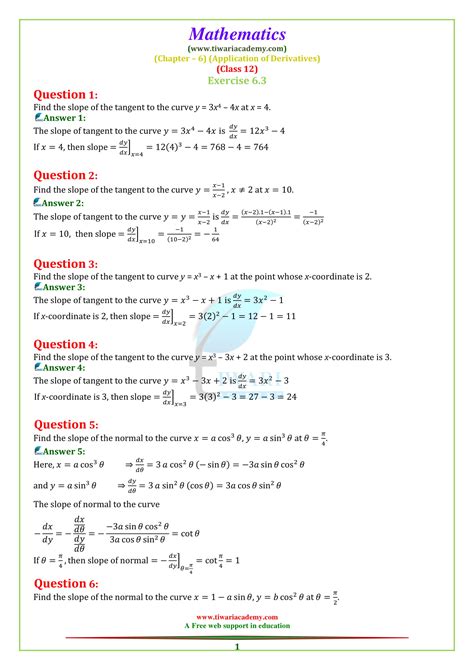 NCERT Solutions For Class Maths Chapter Exercise AOD In PDF