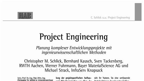 Project Engineering Industry 40 Science