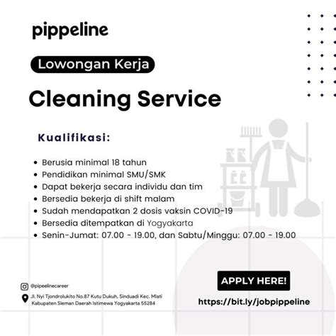 Lowongan Kerja Cleaning Service Di Pt Pippeline Technologies Indonesia
