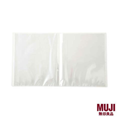 Muji Polypropylene Soft Film Clear Folder Shopee Singapore