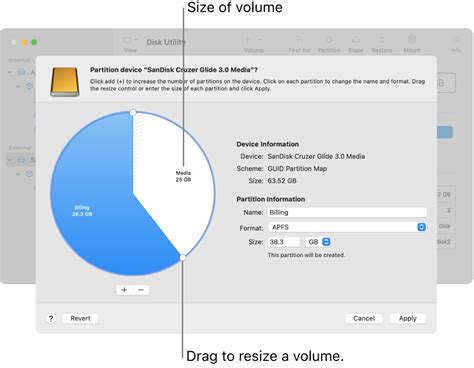 partition a physical disk in disk utility on mac apple support