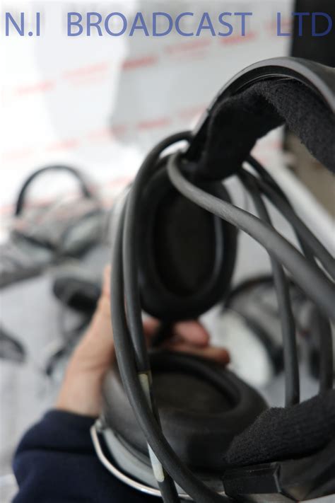 Package Of 5x Sagem Camera Intercom Headsets With Microphone N I Broadcast Ltd