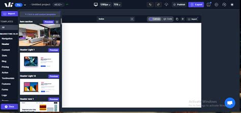 adding custom template on windframe