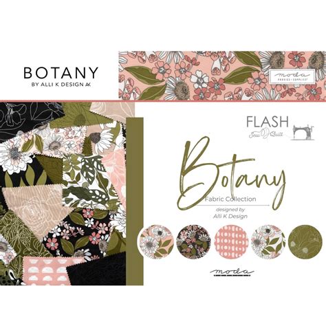 Botany Fabric Collection Alli K Design Moda Fabrics — Flash Sew And Quilt
